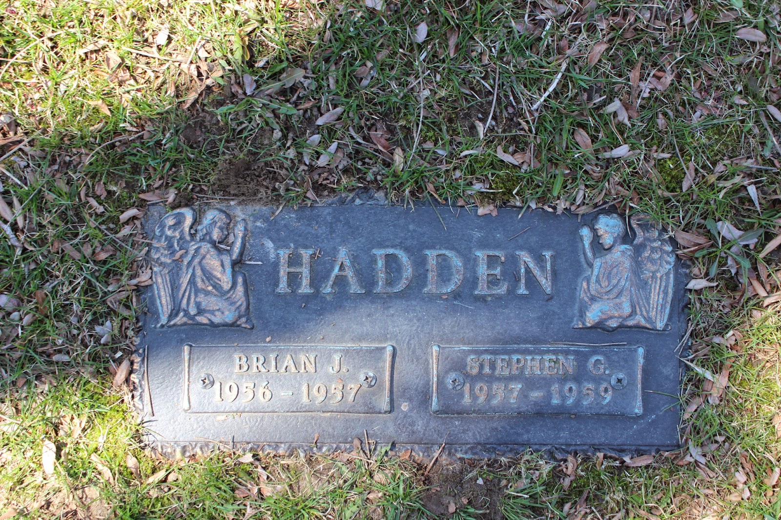 Paying Respects to Brian and Stephen Hadden – Ian Hadden's Family History